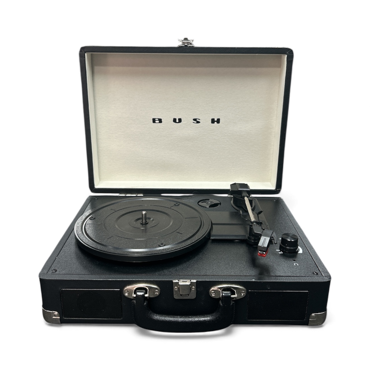 Pre-owned Bush KTS-601 Classic Retro Turntable - Black - Own4Less
